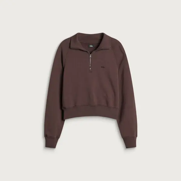 END. Classic Quarter Zip - Chocolate