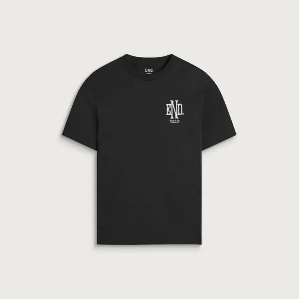 END. Mono T-shirt - Cinder Black