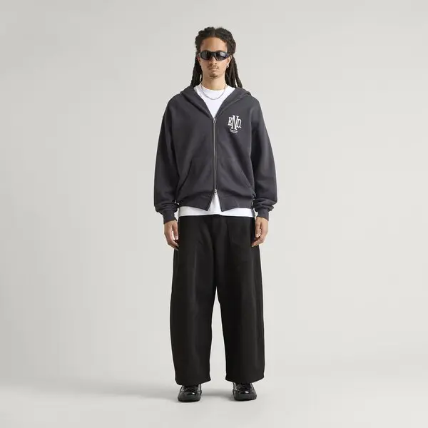 END. Mono Zip Hoodie