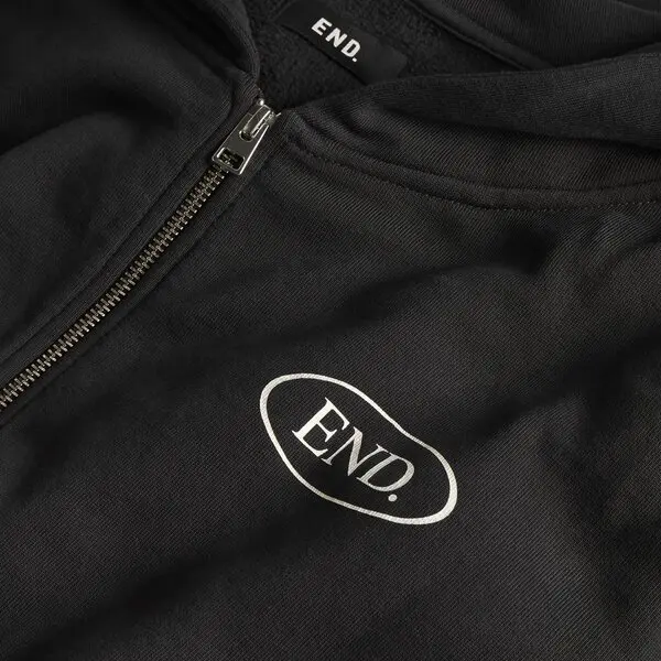 END. Underline Zip Hoodie