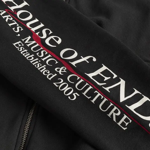 END. Underline Zip Hoodie