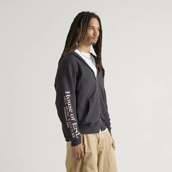 END. Underline Zip Hoodie