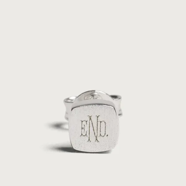 END. Signet Stud - Silver