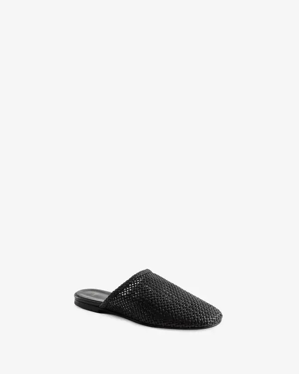 JUDE Floor Slide Woven Leather