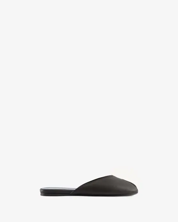 JUDE Date Flat Espresso Leather - Brown