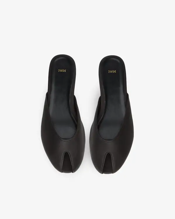 JUDE Date Flat Espresso Leather - Brown