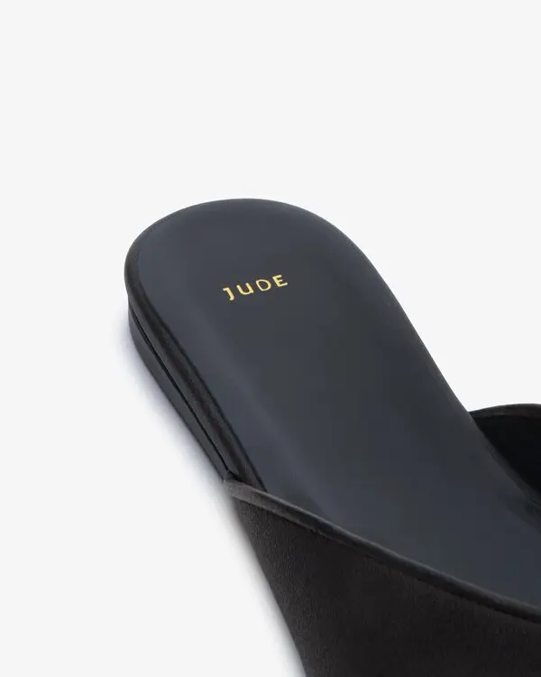 JUDE Date Flat Espresso Leather - Brown