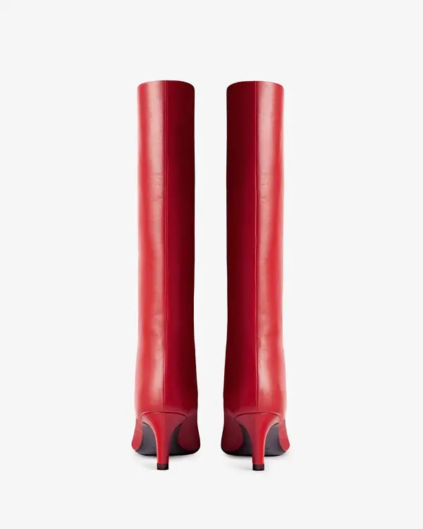 JUDE Cave Knee Boot In Leather