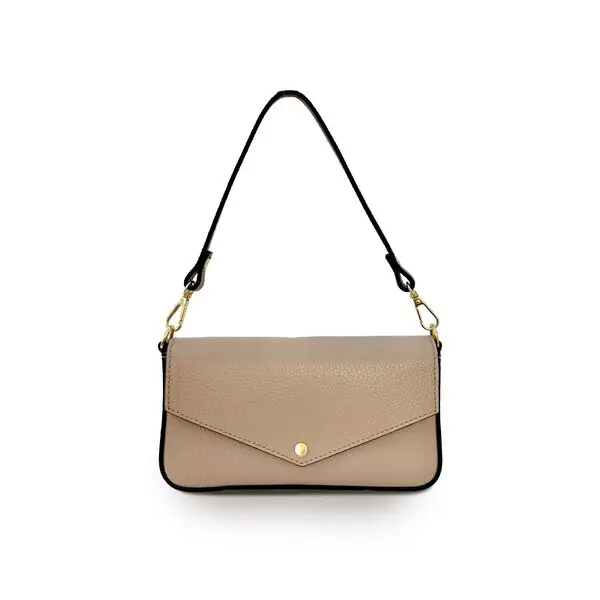 APATCHY LONDON The Munro Blush Leather Shoulder Bag