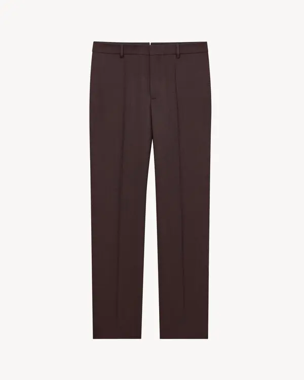 Saint Laurent Slim-fit Pants In Wool