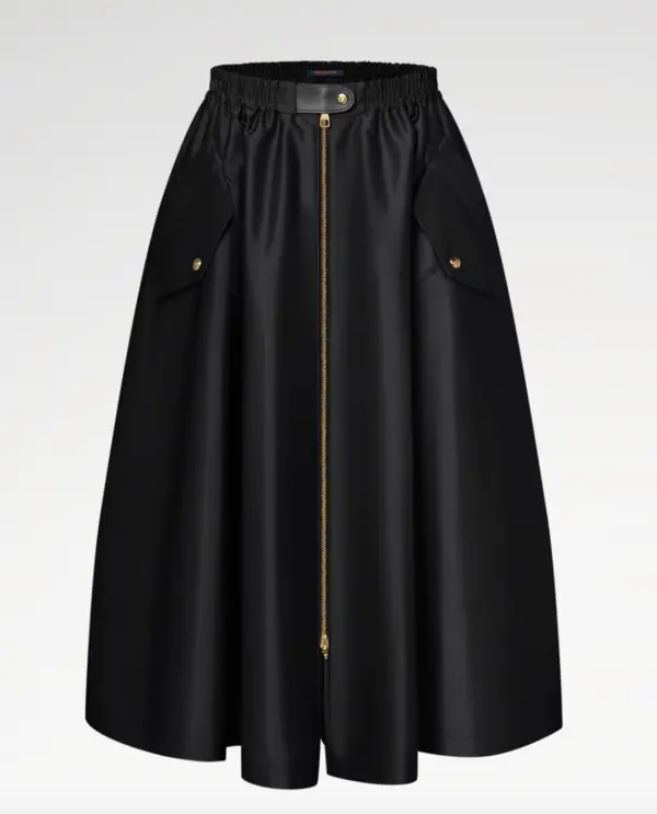 LOUIS VUITTON Flap Pocket Flared Skirt