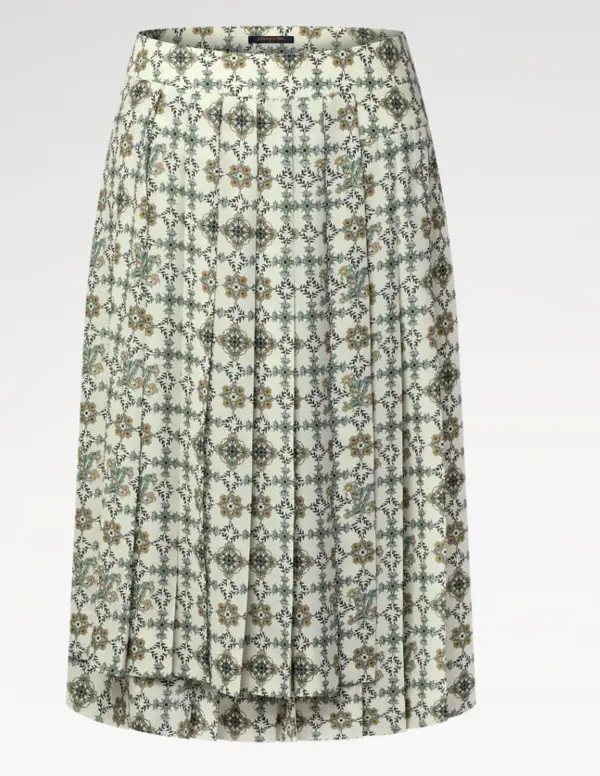 LOUIS VUITTON Nouveau Monogram Pleat Skirt