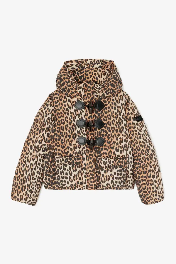 GANNI Mini Puffer - Brown