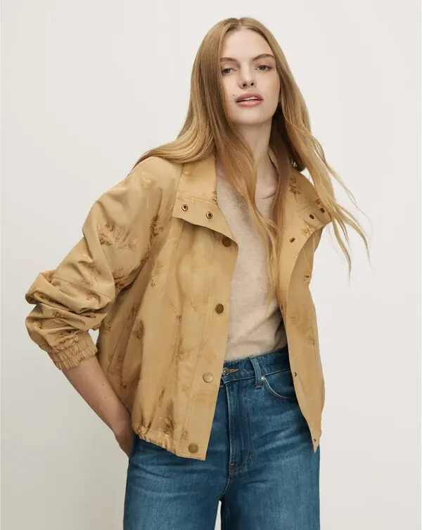 Veronica Beard Ainsworth Jacquard Jacket - Sand