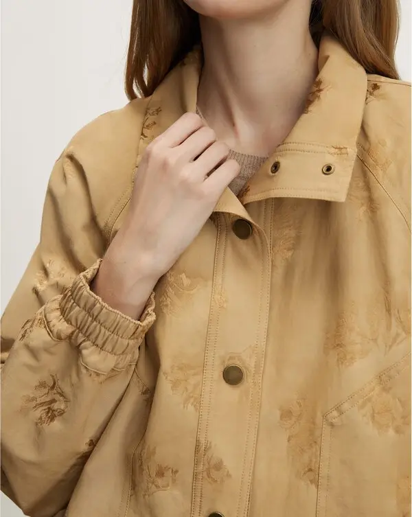 Veronica Beard Ainsworth Jacquard Jacket - Sand