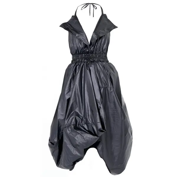 METAMORPHOZA Draped Balloon Pinafore Dress