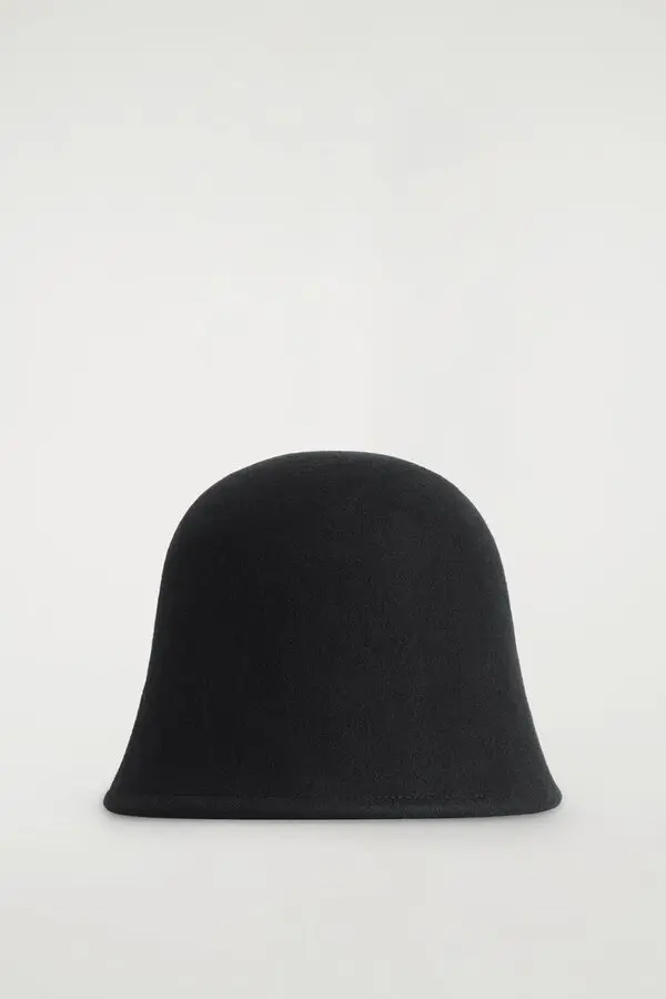 Cos Sculpted Wool Bucket Hat