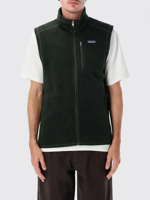 Patagonia Better Sweater™ Technical Recycled Fleece Vest With High Neck - Green