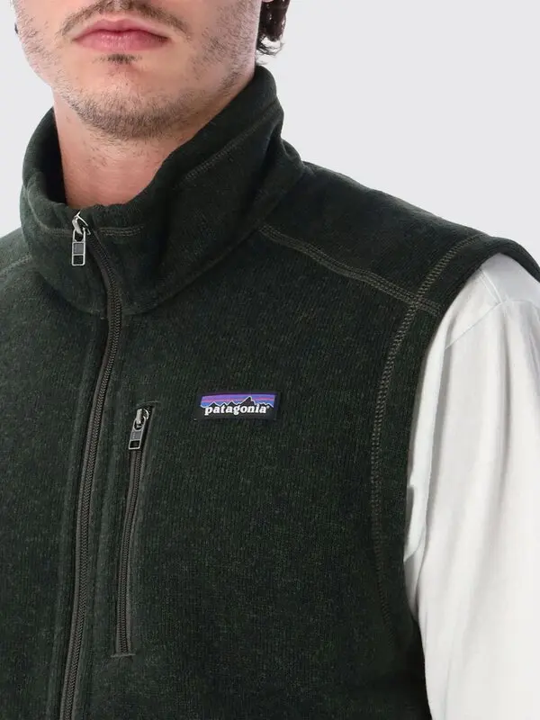 Patagonia Better Sweater™ Technical Recycled Fleece Vest With High Neck - Green