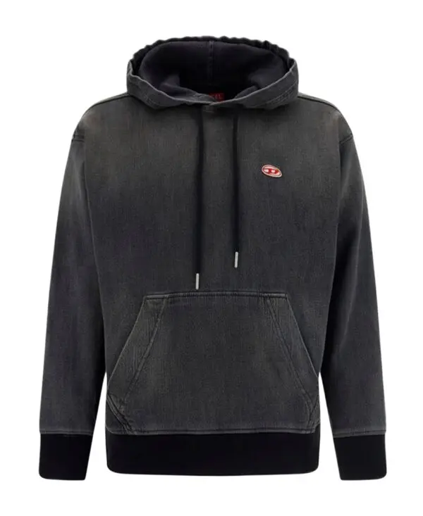 DIESEL® Logo-patch Long-sleeved Hoodie