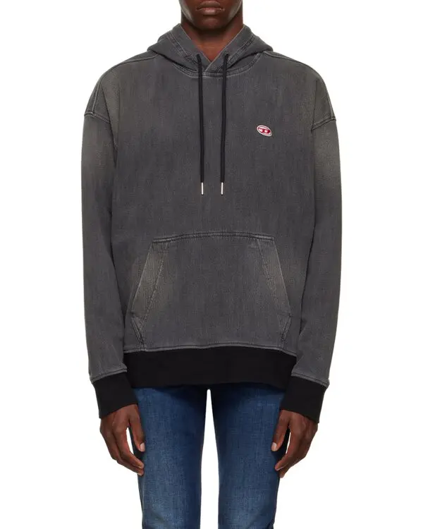 DIESEL® Logo-patch Long-sleeved Hoodie