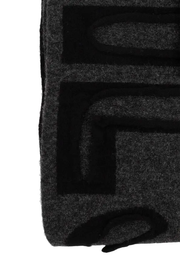 DIESEL® K-rest Logo Intarsia-knit Scarf