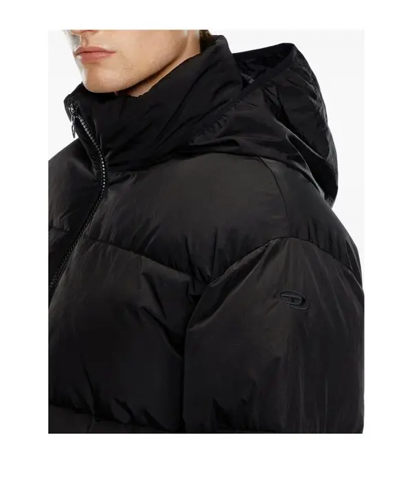 DIESEL® W-raveel Straight Hem Zip-up Down Jacket