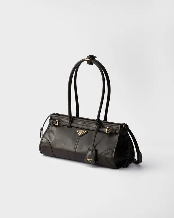 Prada Bonnie Medium Leather Bag - Forest