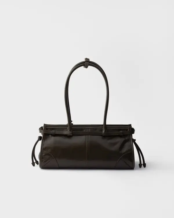 Prada Bonnie Medium Leather Bag - Forest