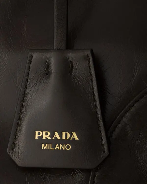 Prada Bonnie Medium Leather Bag - Forest