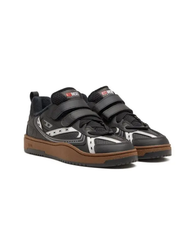 DIESEL® S-ukiyo Logo-printed Touch-strap Sneakers