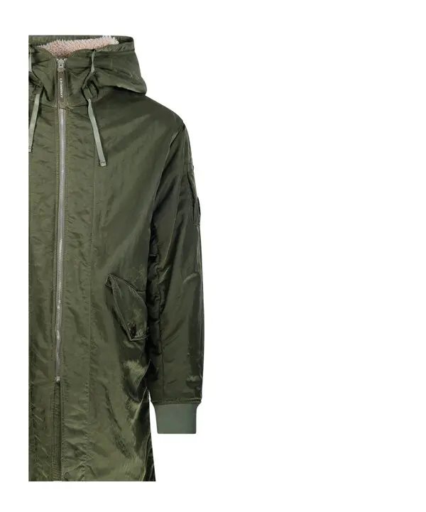 C.P. COMPANY Lens-detailed Hooded Parka