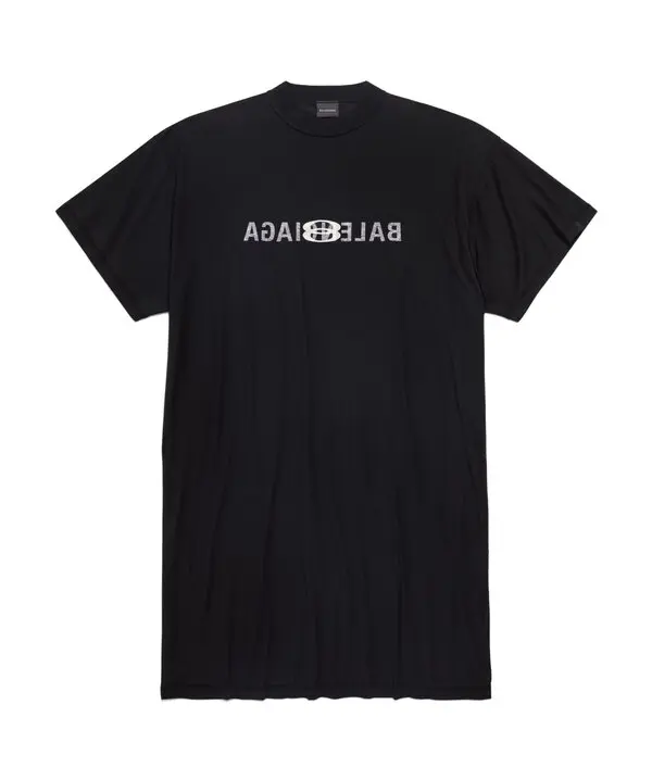 Balenciaga Inside-out Unity T-shirt Dress - Black