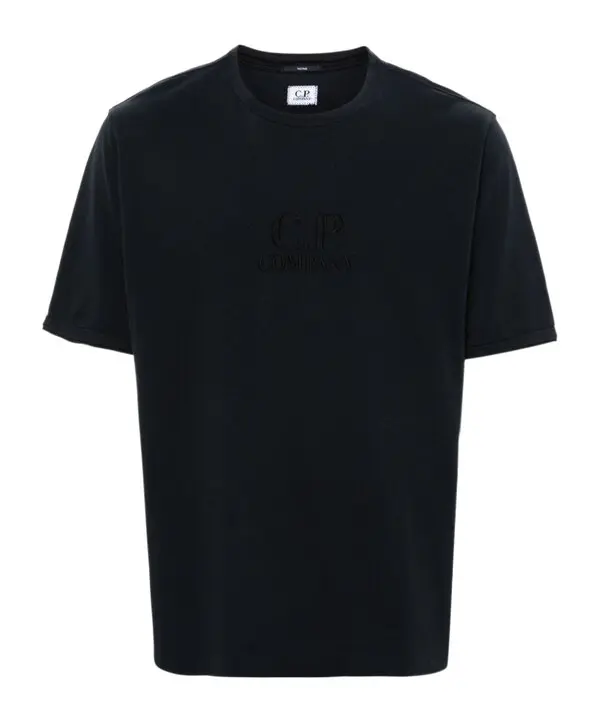 C.P. COMPANY Logo-embroidered T-shirt