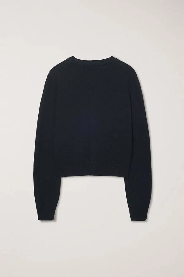 DUNST Crewneck Button-up Cardigan