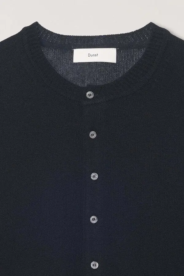 DUNST Crewneck Button-up Cardigan