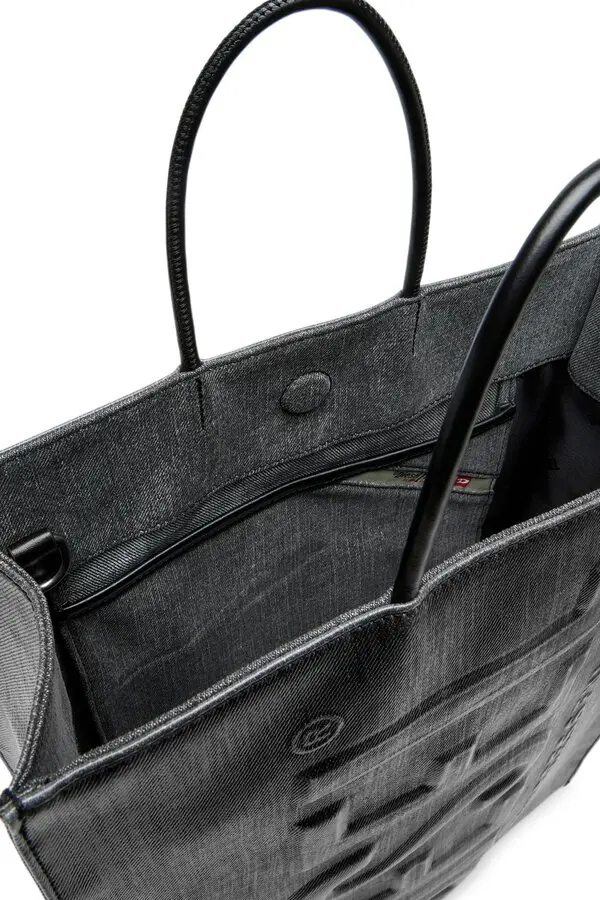 DIESEL® Dsl 3d Logo-embossed Top Handle Tote Bag