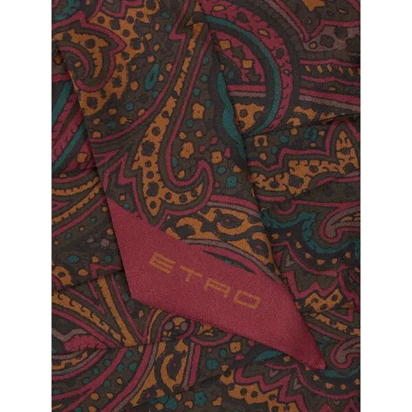 Etro Pointed-tip Silk Scarf
