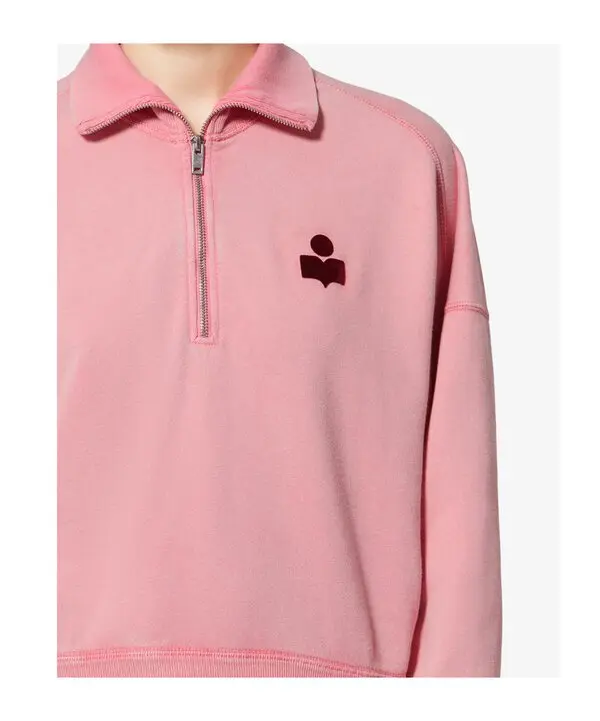 Isabel Marant Étoile Ross Stand-up Collar Sweatshirt