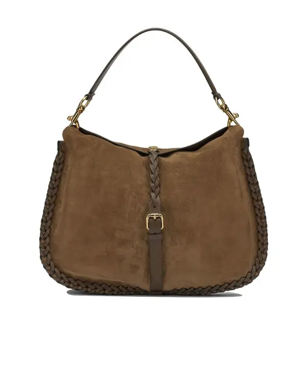 Etro Pony Large Braided Shoulder Bag
