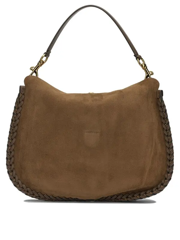 Etro Pony Large Braided Shoulder Bag