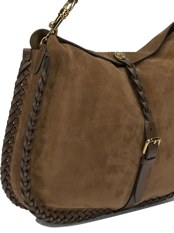 Etro Pony Large Braided Shoulder Bag