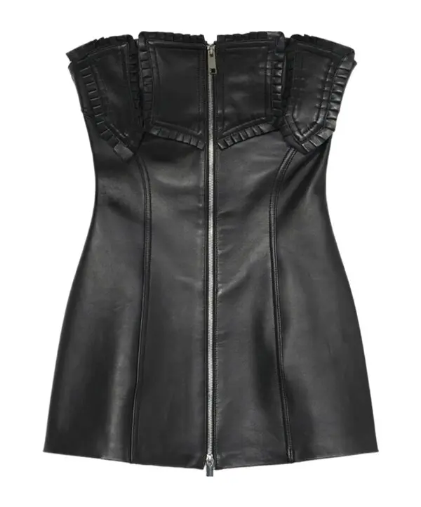 Blumarine Zipper-front Dress - Black