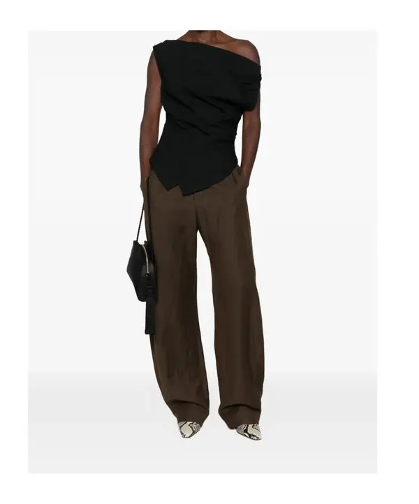 RÓHE Asymmetric Viscose-blend Top