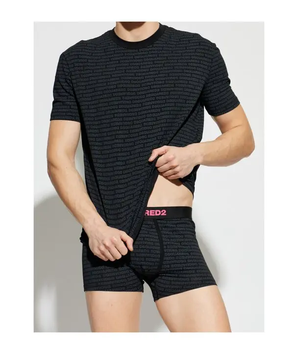 Dsquared2 Short-sleeved T-shirt, Boxer Briefs Set