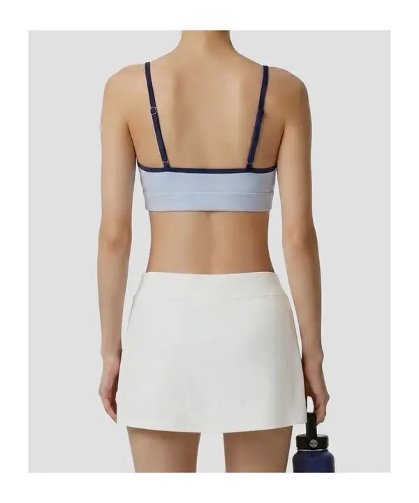 SPORTY  RICH Logo-print Athletic Bra