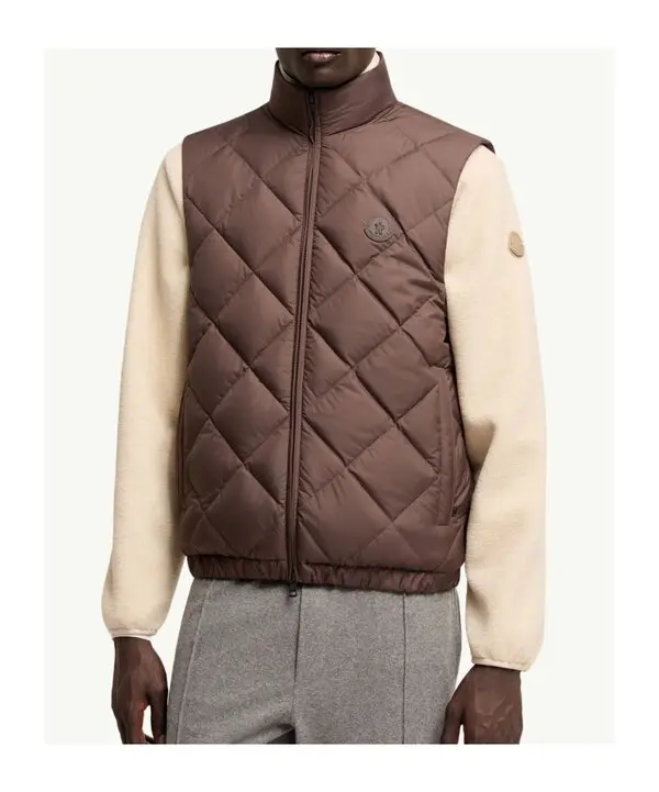 Moncler Chobe Diamond Quilted Down Vest