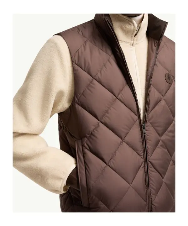 Moncler Chobe Diamond Quilted Down Vest