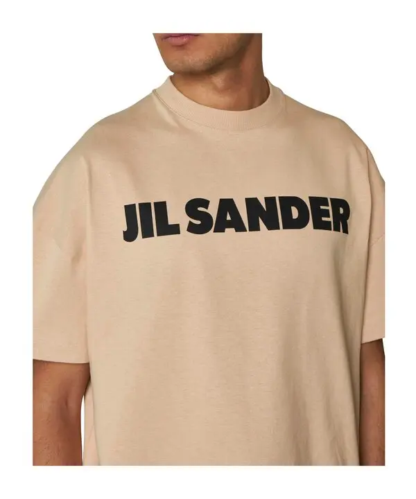 JIL SANDER Logo Printed Crewneck T-shirt
