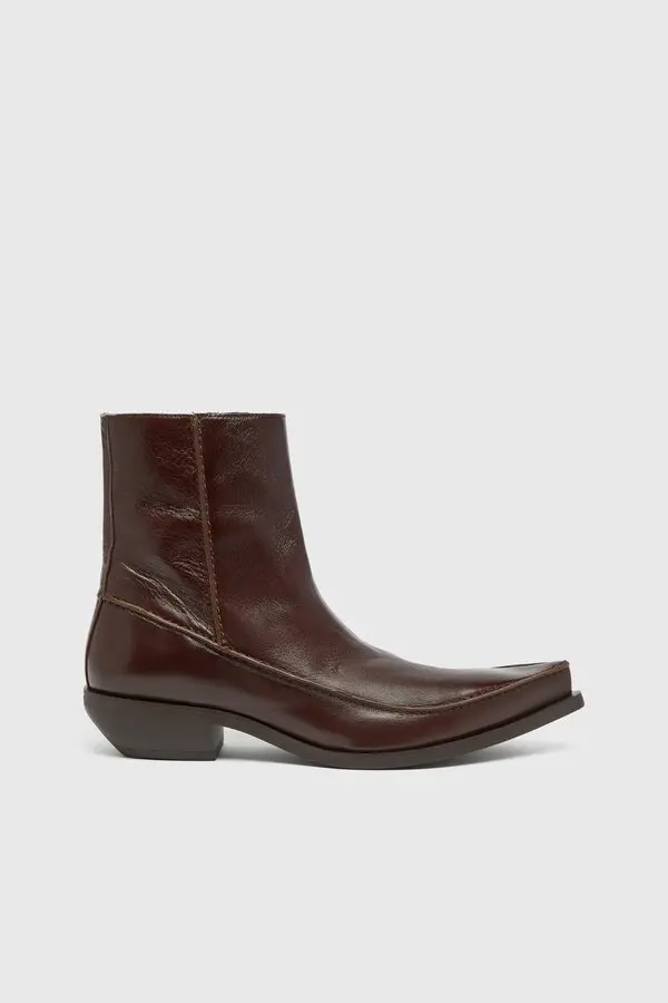 DIESEL® D-frido-western Ankle Boots In Leather